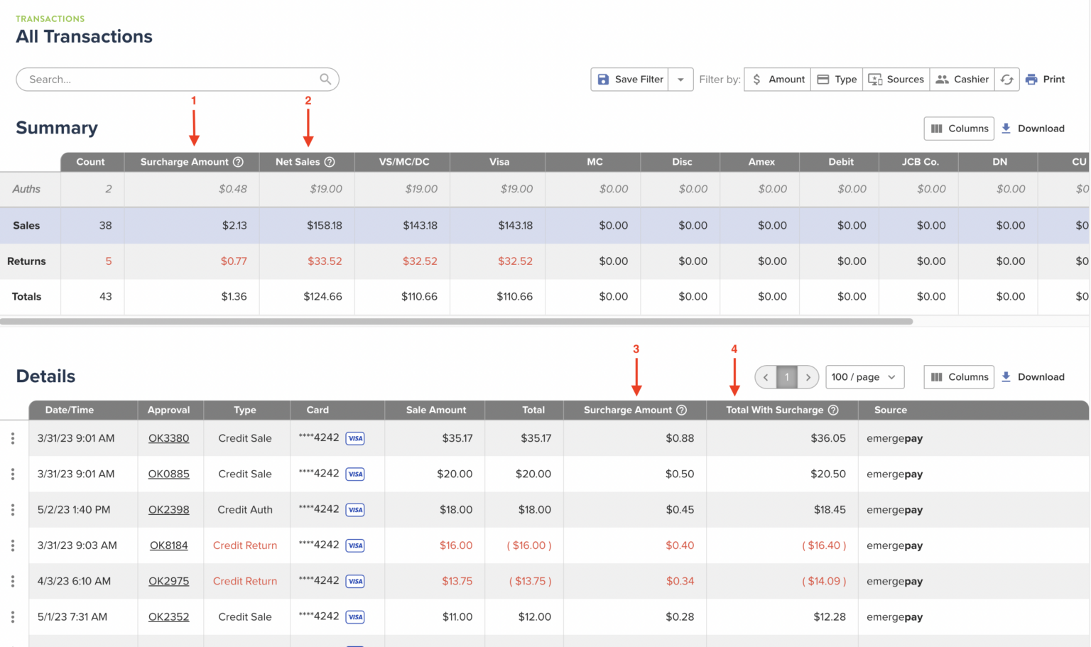 Transaction Reporting · Gravity Payments Documentation